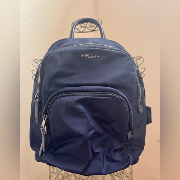 Tumi | Bags | Tumi Navy Backpack | Poshmark